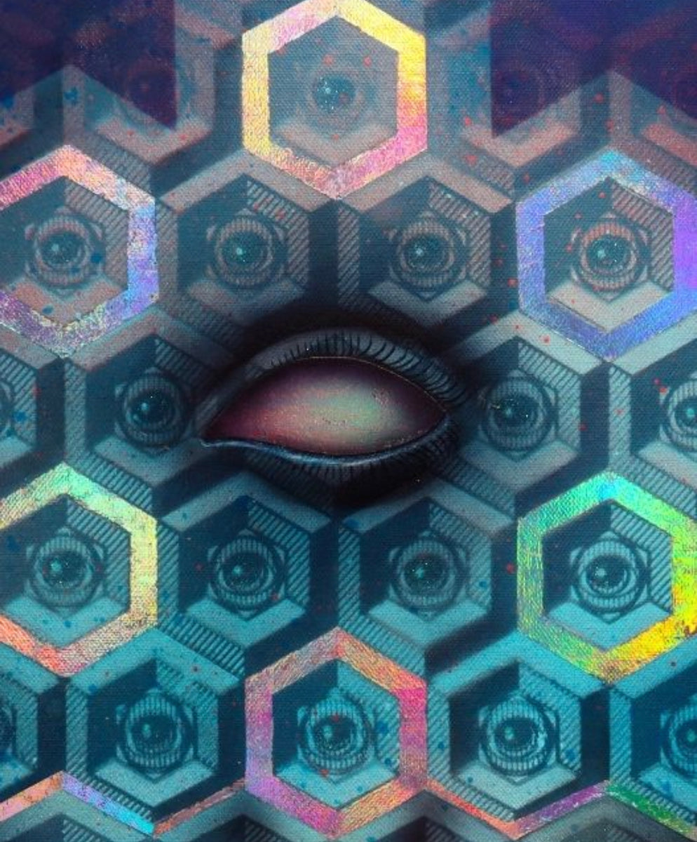 Steven Castillo “3rd Eye Oracle” - @EYEZ C👁LLAB👁RATE Painting ...